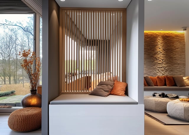 Mamparas de madera interior: separa ambientes y mejora la privacidad