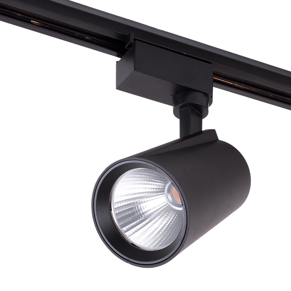 Spot LED sur Rail 30W 2538Lm CRI85 2700ºK Lumiastra Monophasé 40 000H ...