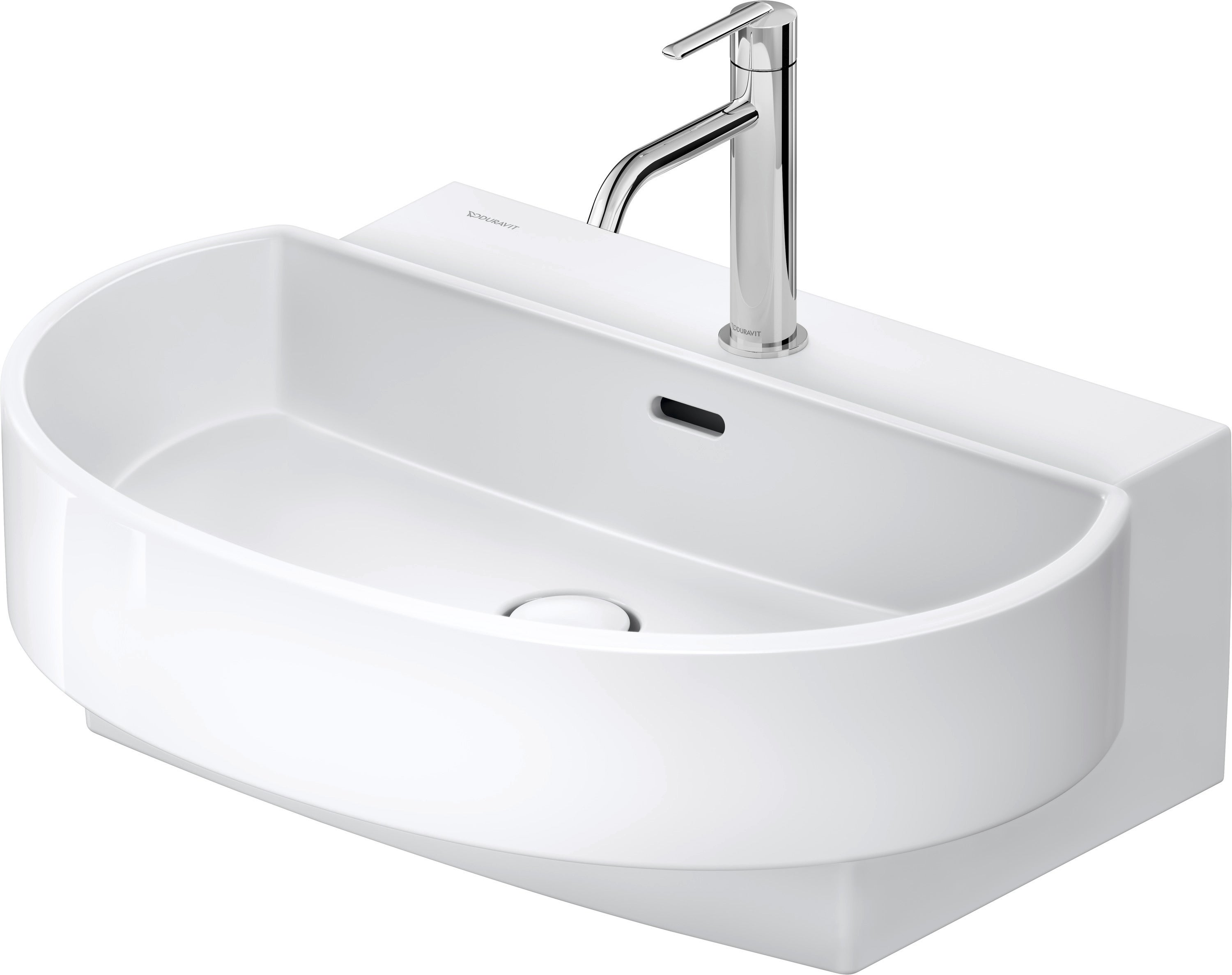 Lavabo Duravit Balcoon, con grifería, 1 agujero para grifo, con ...