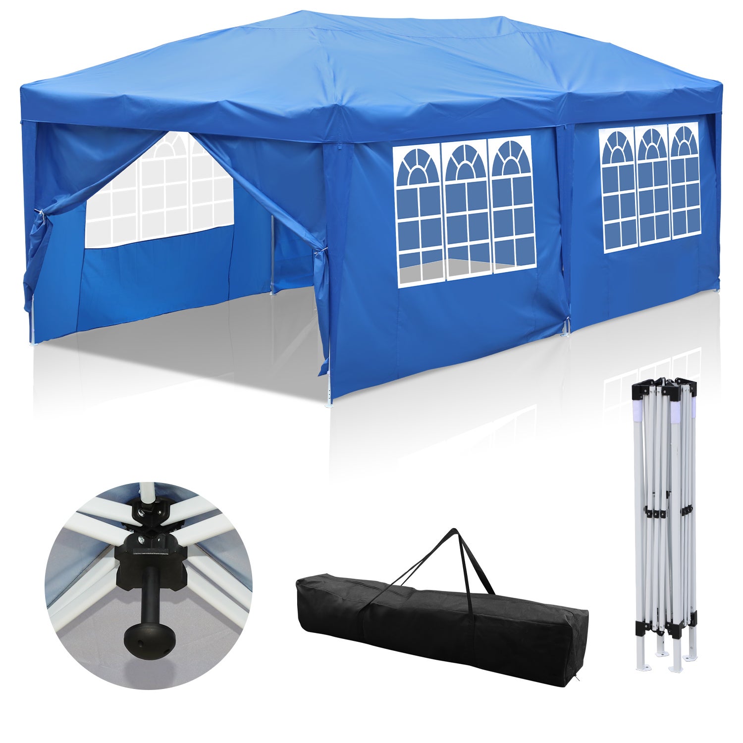 Carpa Fiesta con laterales y ventanas desmontables Carpa Fiesta Camping ...