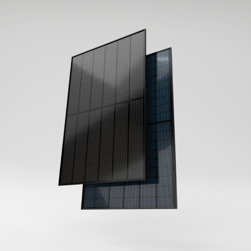 Robinsun®️ Kit solar Bifacial - Básico | 2x Panel solar QN Solar Full ...