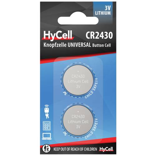 Pile bouton CR 2430 lithium HyCell 300 mAh 3 V 2 pc(s) | Leroy Merlin