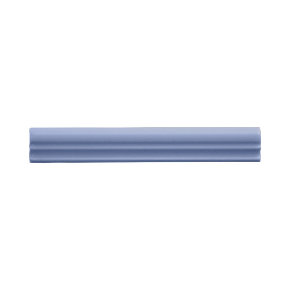 Moldura Ceramica 3x20 cm color Azul Cielo Mate (1pza) | Leroy Merlin