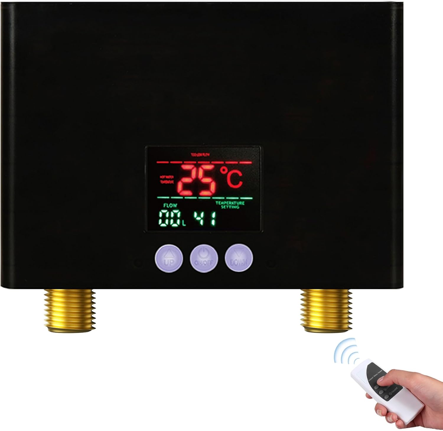 Calentador de agua eléctrico instantáneo, 5500 vatios, 220 voltios, con ...