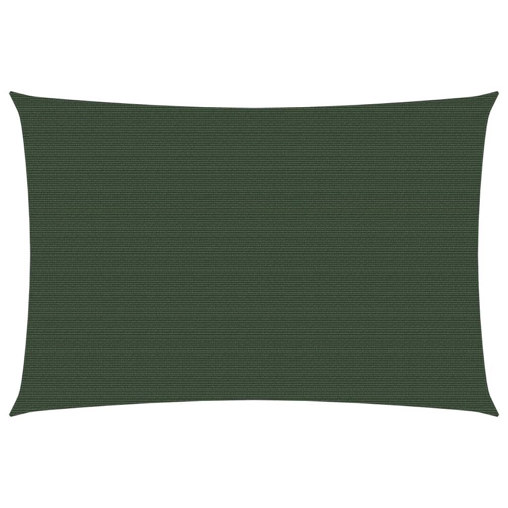 Voile toile d'ombrage parasol 160 g/m² PEHD 2,5 x 4 m vert foncé 02 ...