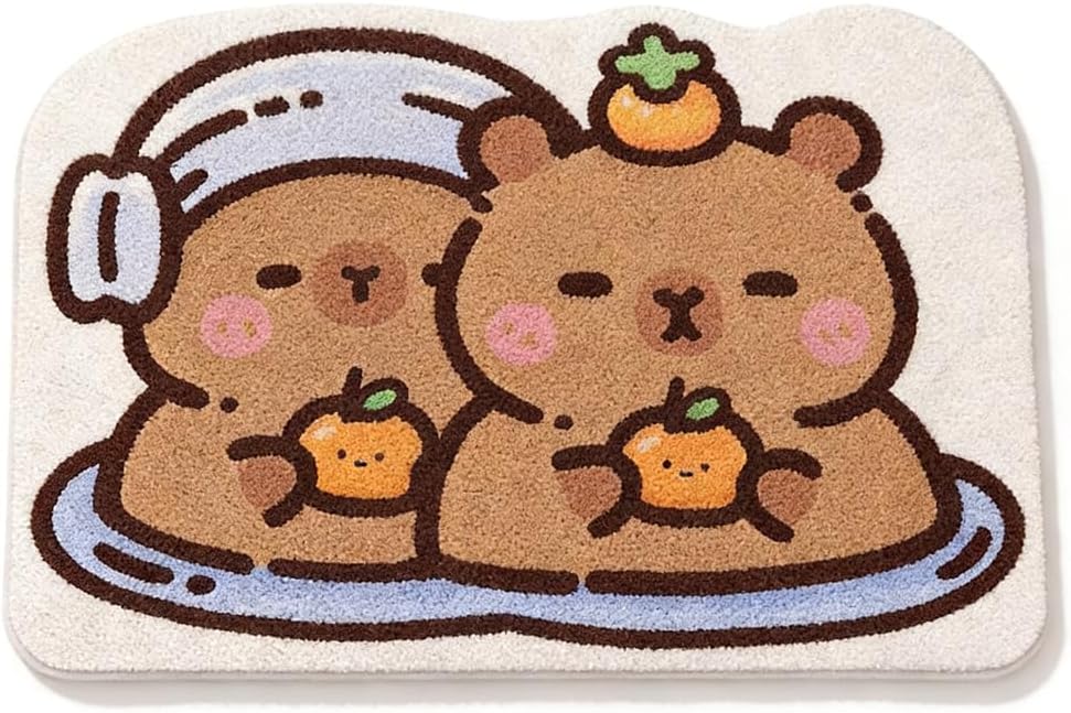 Tapis De Bain Animal Mignon,Tapis De Bain Capybara,Tapis Capybara ...