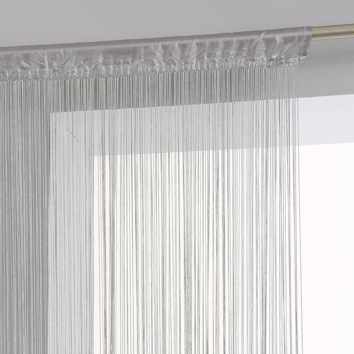 Rideau fil - gris - 90x200 cm - Atmosphera créateur d'intérieur | Leroy ...