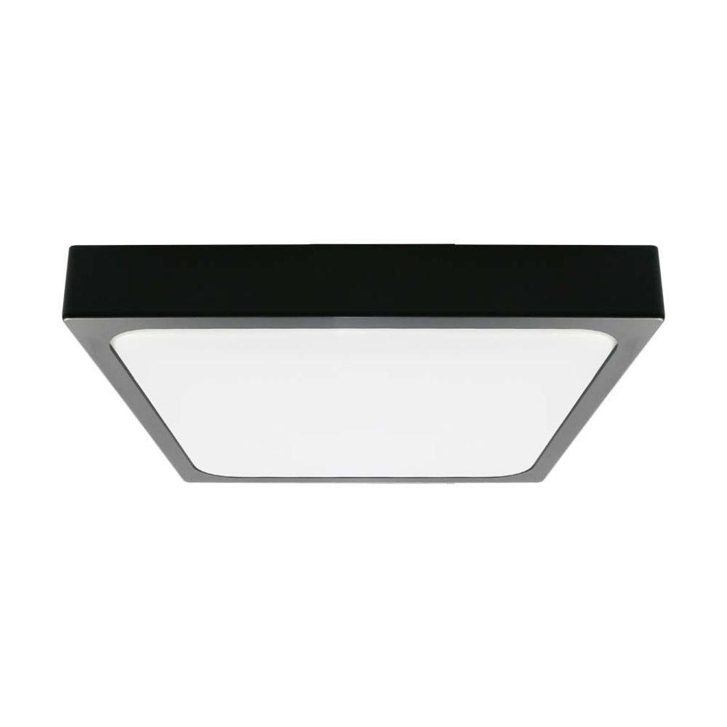 Plafonnier LED carré 24W avec détecteur de mouvement micro-ondes ...