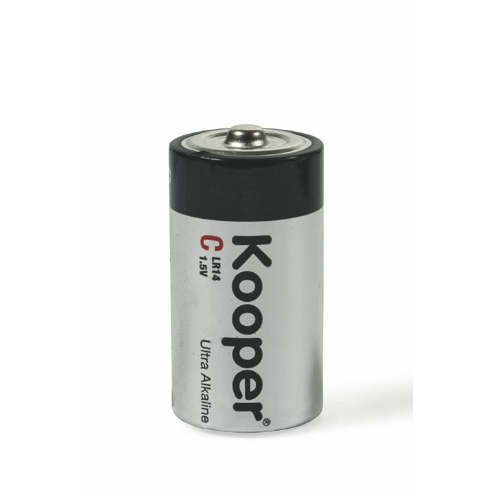 Jeu de 2 piles alcalines 1,5V pour torches Kooper | Leroy Merlin