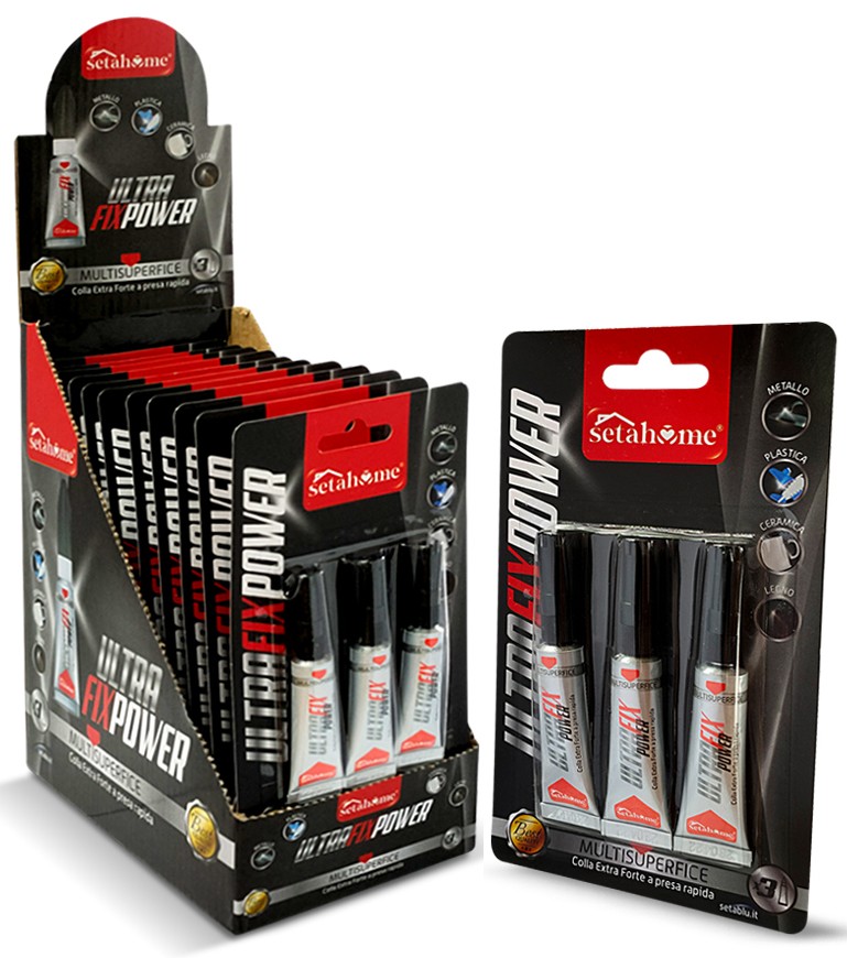 Pegamento Ultrafix 1 gramo 3 piezas Power | Leroy Merlin