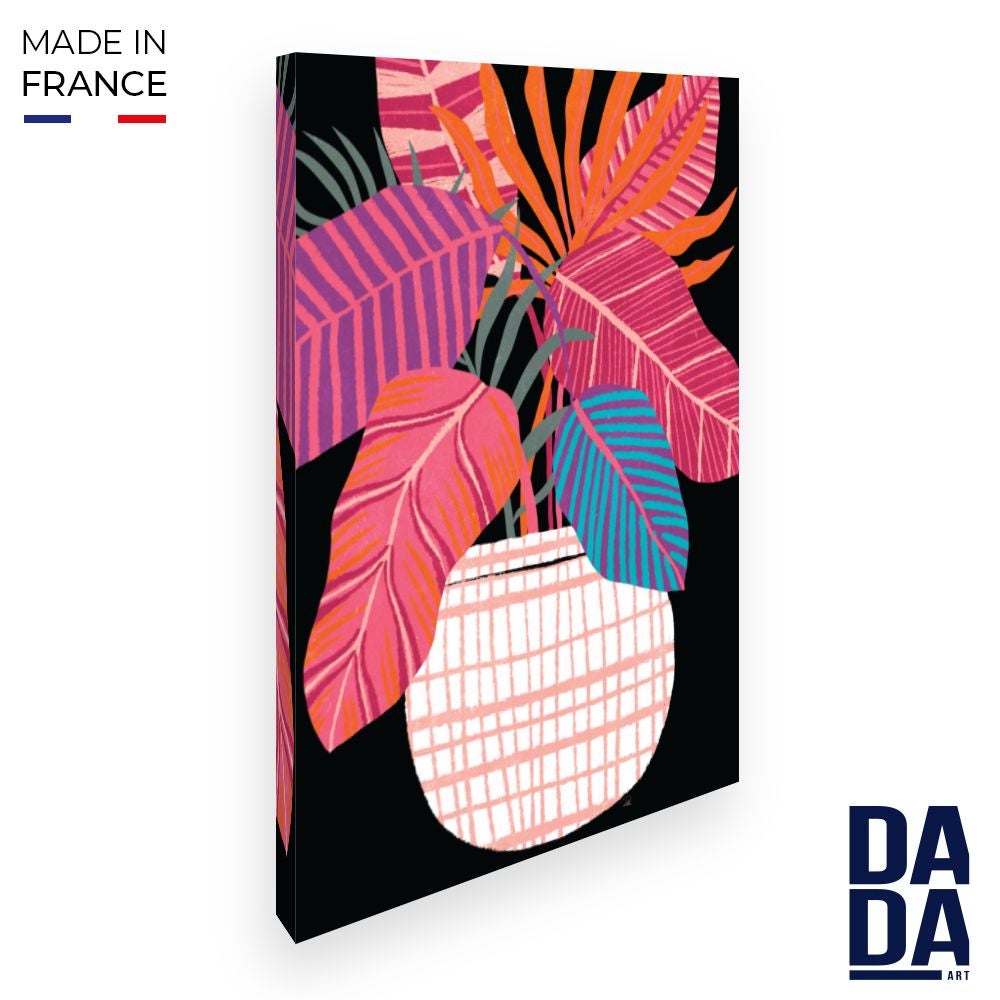 Toile Plante en pot / 100x140cm / Fabriqué en France / DADA ART | Leroy ...