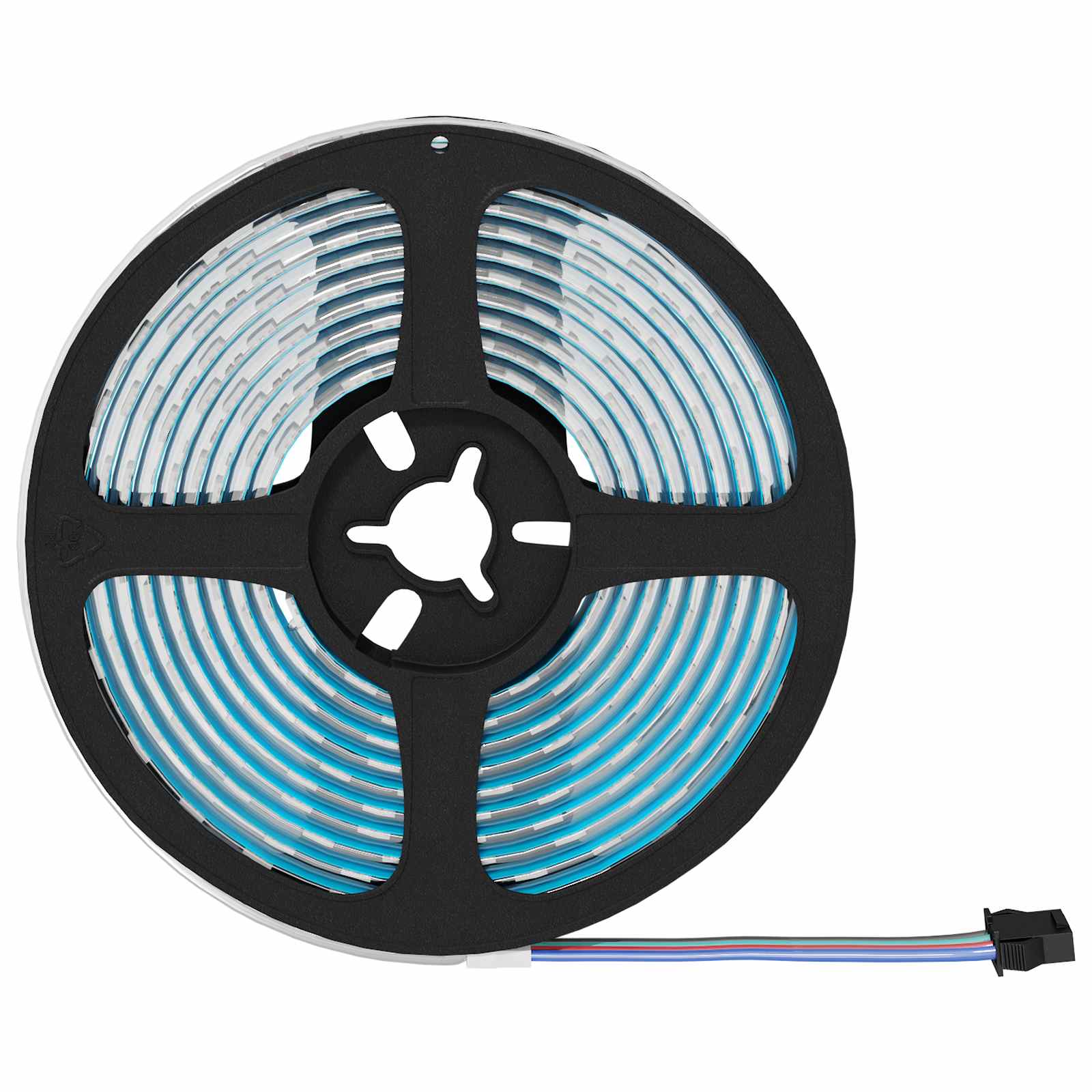 Tira LED 2 pcs Negro y Transparente 4000 mm Cobre y plástico vidaXL ...
