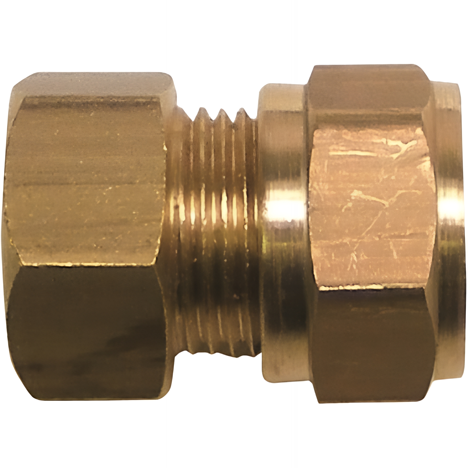 PACK de 10 raccords biconiques laiton male diamètre 1/2" (15x21) pour tube cuivre diamètre 14 ...