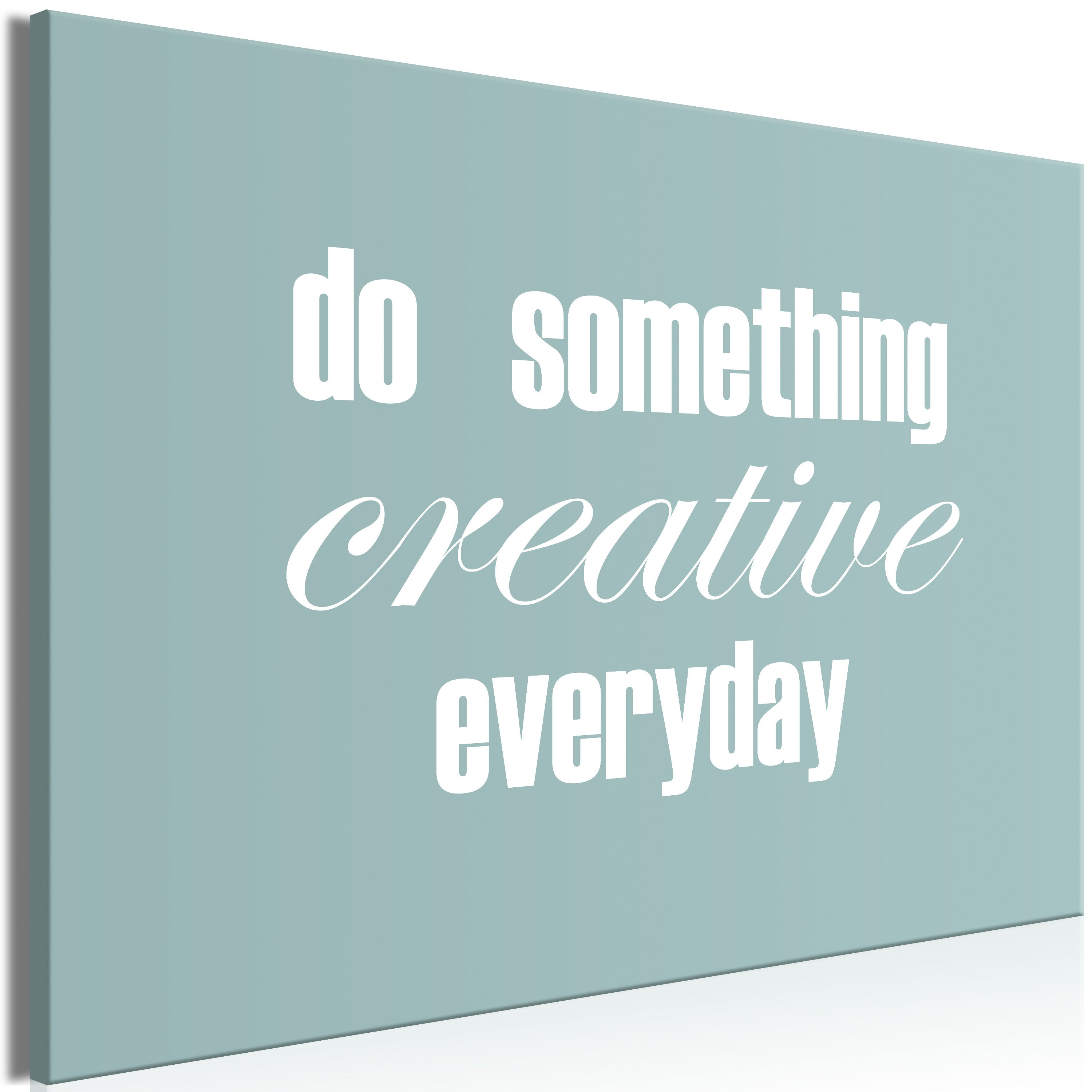 Tableau - Do Something Creative Everyday (1 Part) Wide [60x40] | Leroy ...