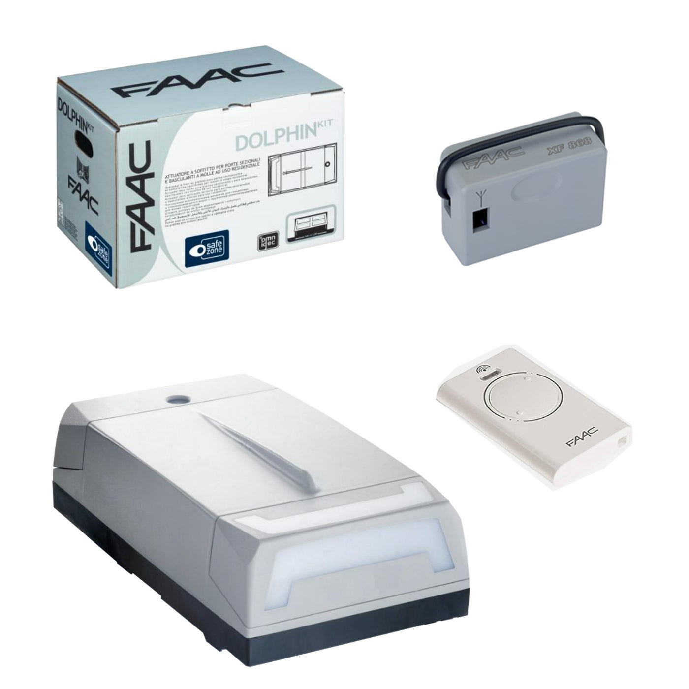 KIT DOLPHIN D600 Motorisation porte de garage FAAC 230V - FAAC | Bricoman