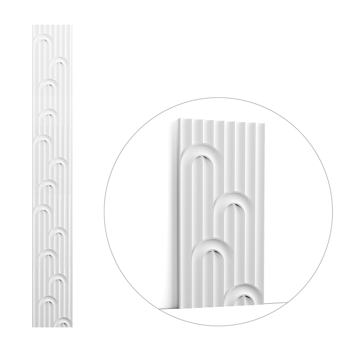 ORAC DECOR PANEL 3D 200x25x1,2 CM W212 VALLEY LOOP | Leroy Merlin