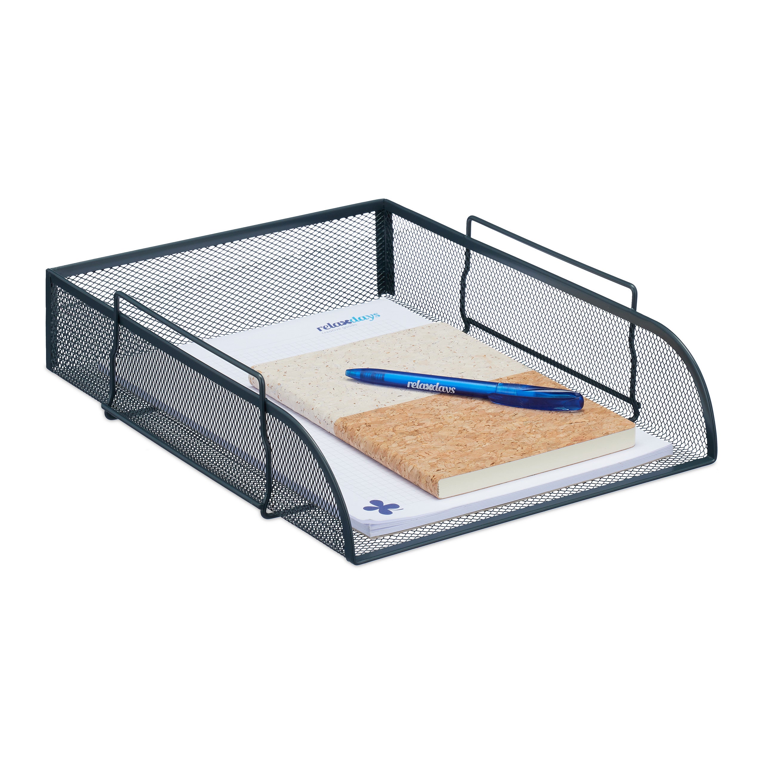 Relaxdays Range-documents, empilable, range-lettres pour format A4, HLP ...