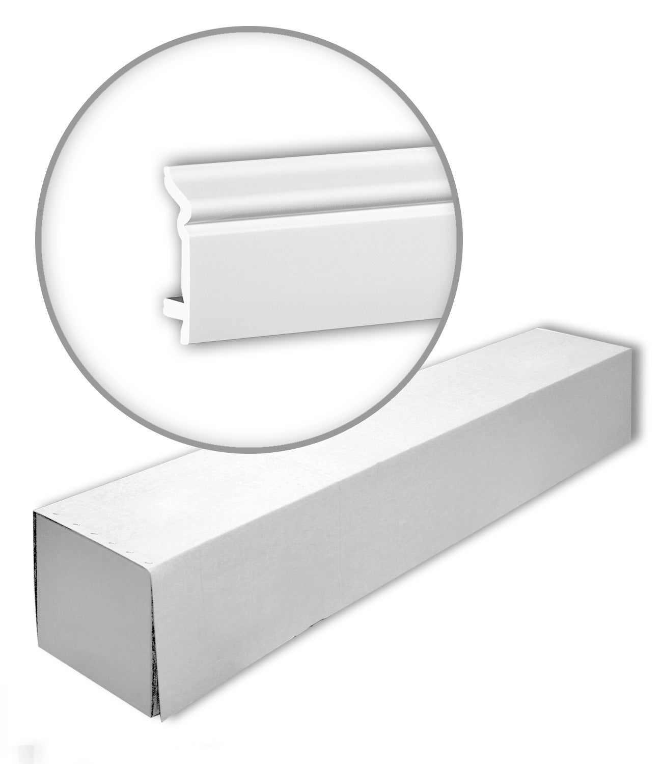 Plinthe Profhome 653107 1 carton 12 pièces Moulure décorative | Leroy ...