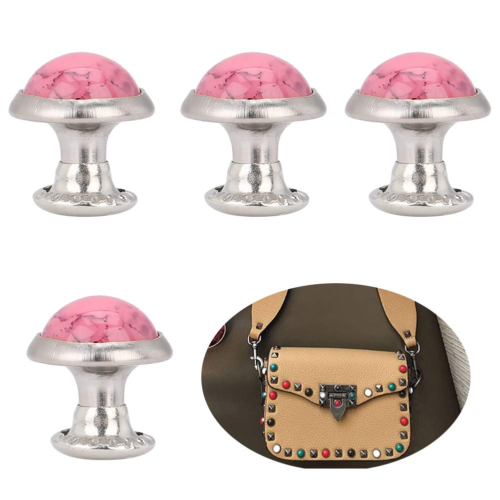 40 piezas de 8 mm de remaches redondos de color turquesa con pinchos ...