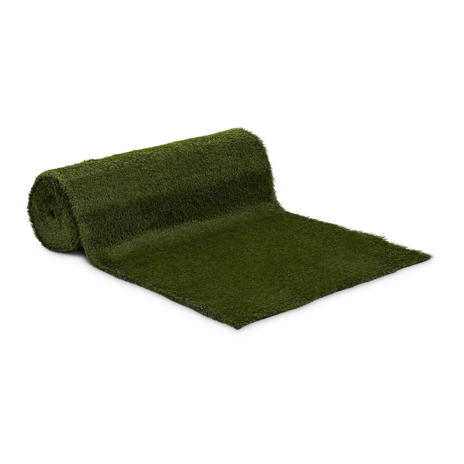 Gazon synthétique - 100 x 1000 cm - Hauteur : 30 mm - Nombre de piqures : 20/10 cm - Résistant ...