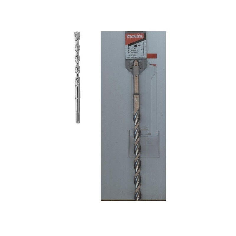 Foret SDS-Plus V Plus- Diamètre : 14 / Longueur : 600 Makita | Leroy Merlin