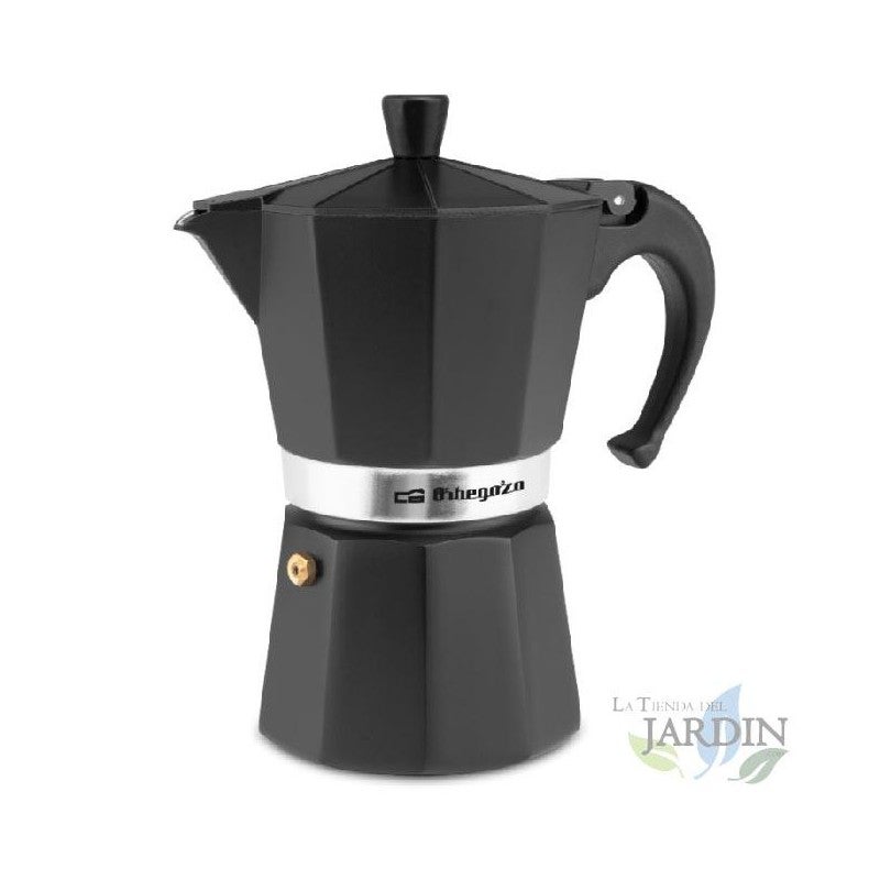 Cafetera Aluminio Negro | Cafetera Italiana 6 Tazas Inducción ...