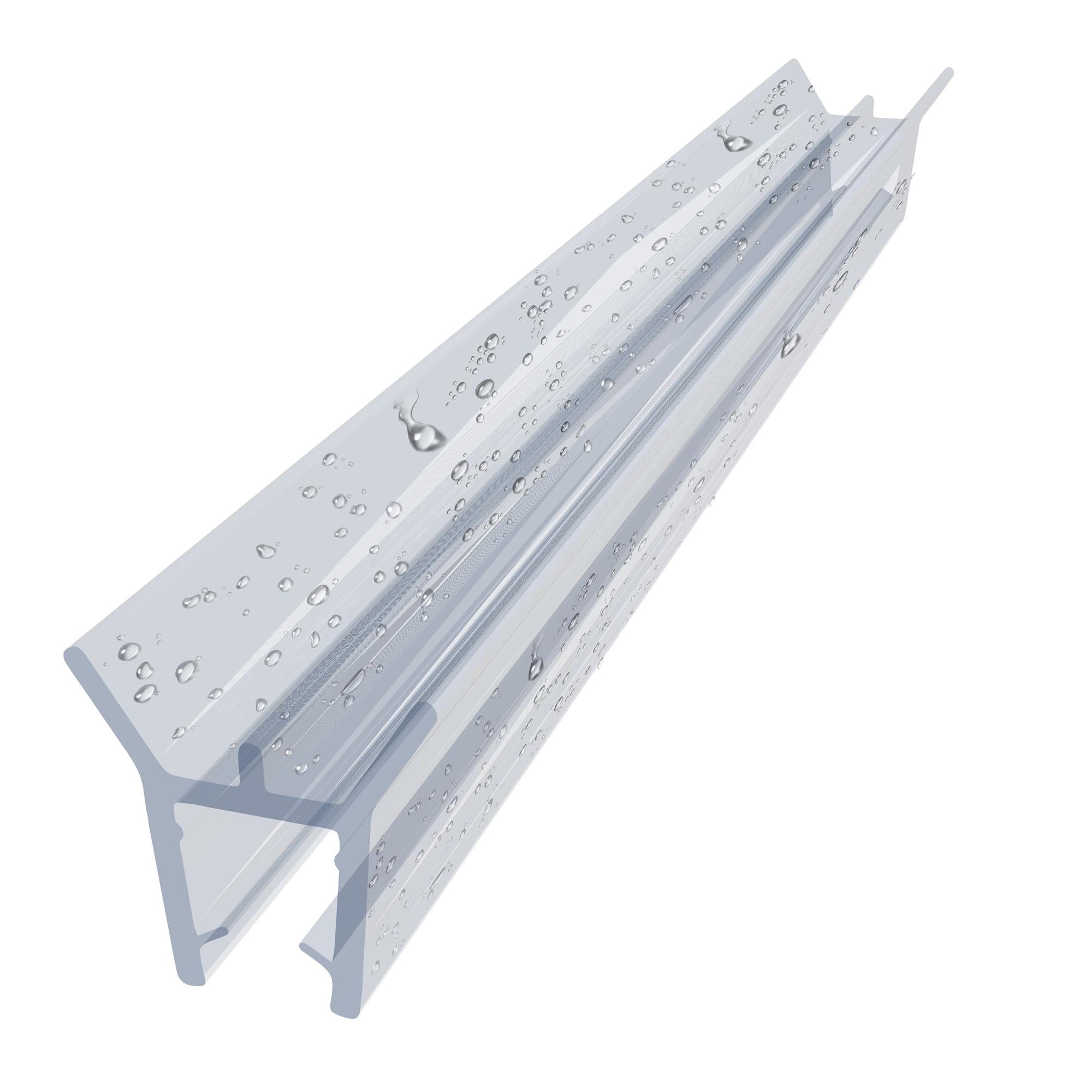 Joint de douche DK05 4 mm pour cabine de douche 100 cm PCV transparent ...