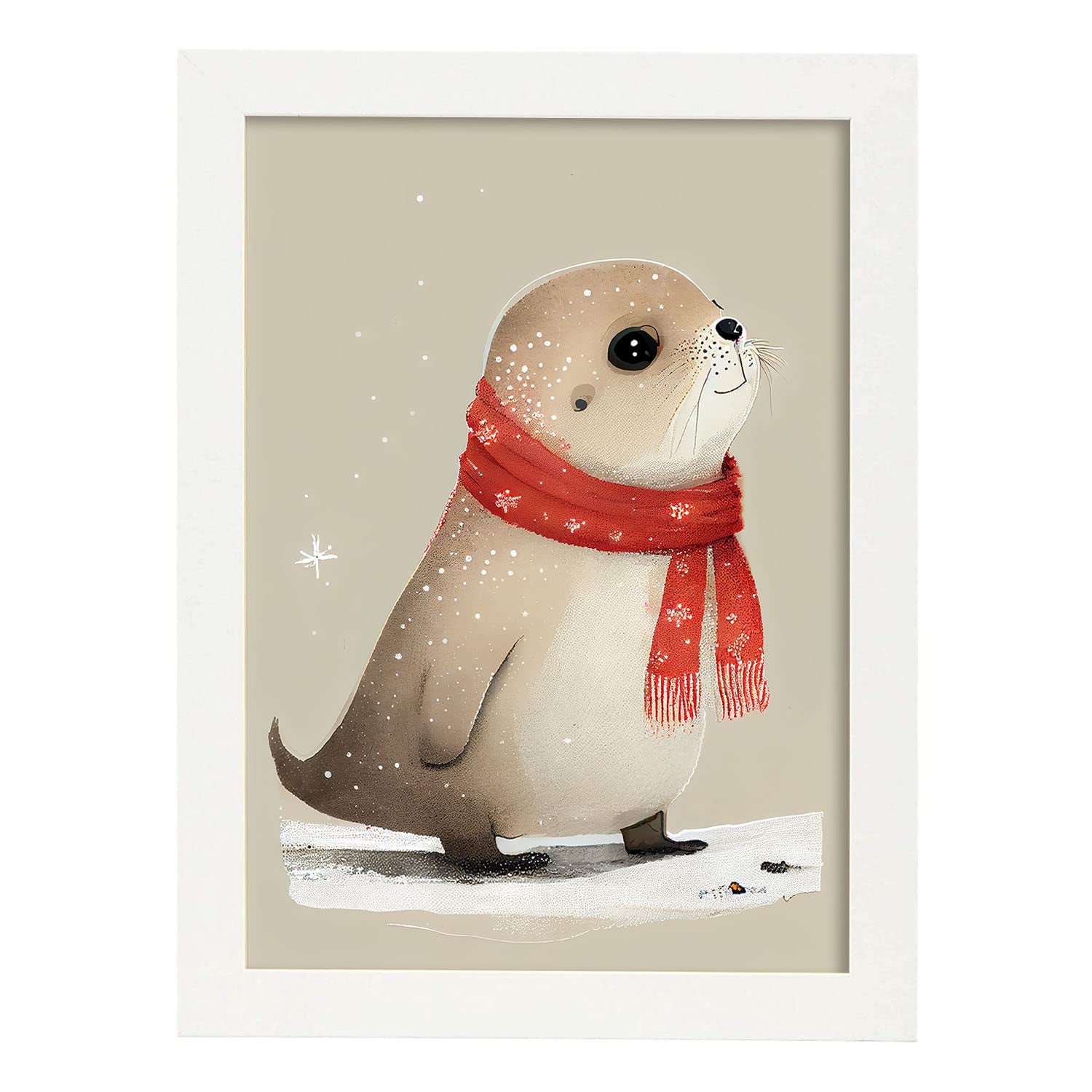 Nacnic Joint Affiche Dans Un Style Aquarelle Illustrations De Bébés ...