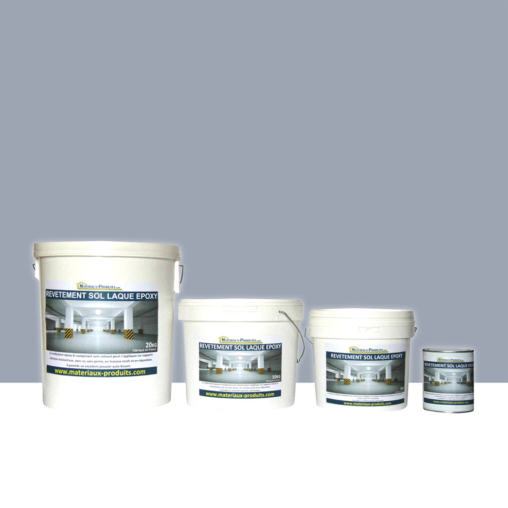 Peinture laque époxy sol et mur Kit de 10 Kg Gris Béton RAL 7040 - MATPRO | Leroy Merlin