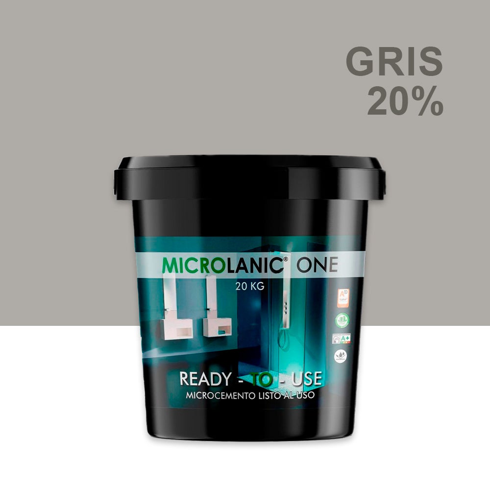 MICROLANIC ONE FINO 20KG 40m2 Microciment prêt à l'emploi à grains fins ...