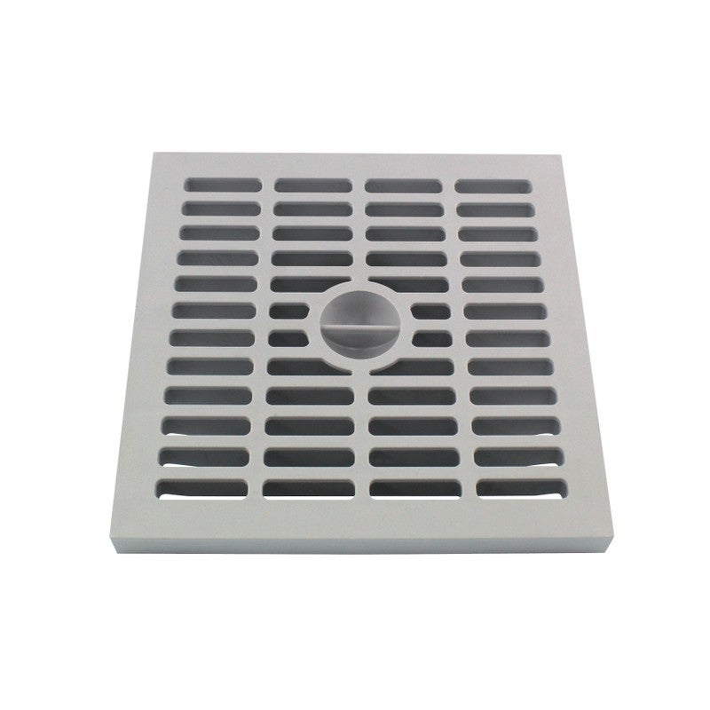 Grille légère pour regard 200x200mm gris | Leroy Merlin