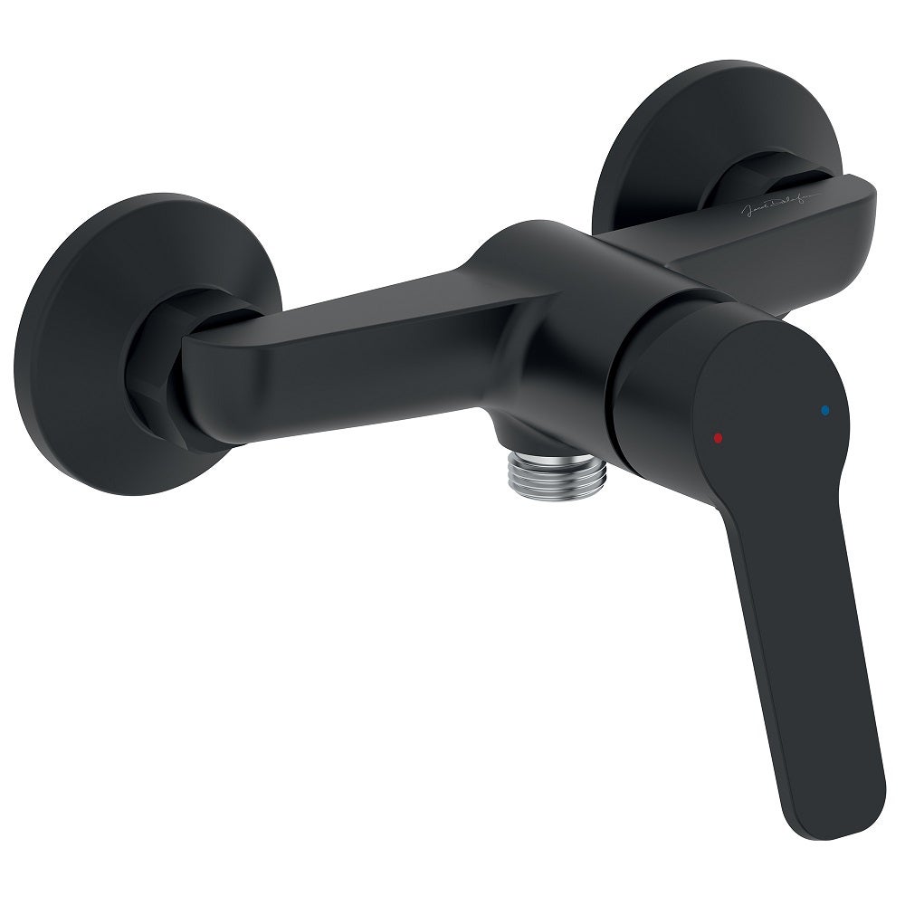 Jacob Delafon mezclador de ducha de pared Aimé negro | Leroy Merlin