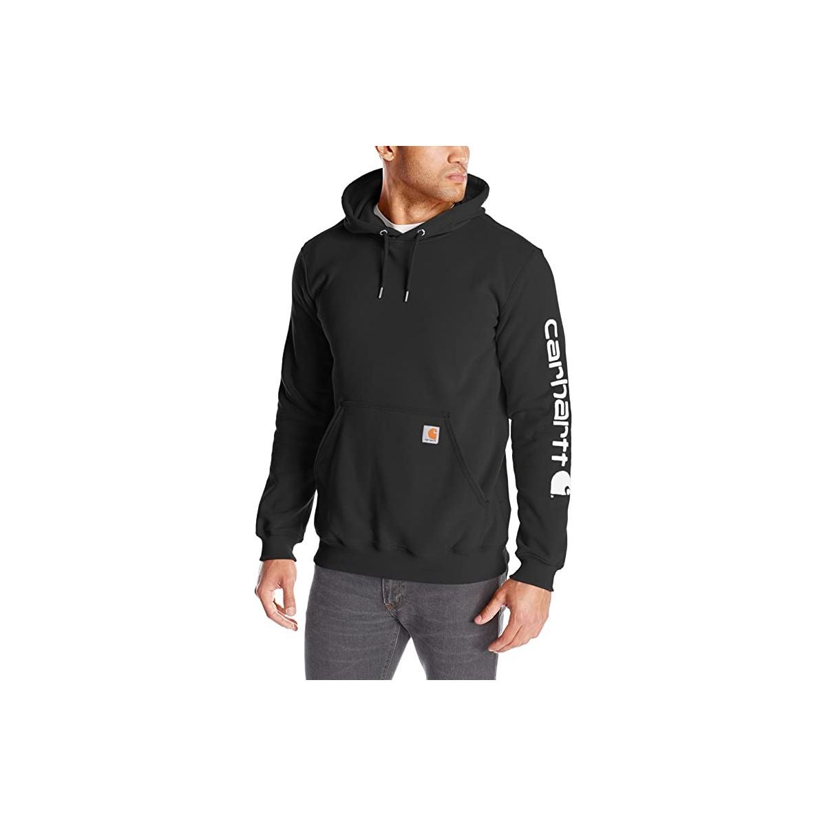 Sudadera CARHARTT Sleeve Logo Hooded Negro T.XXL - K288-BLK-XXL | Leroy ...