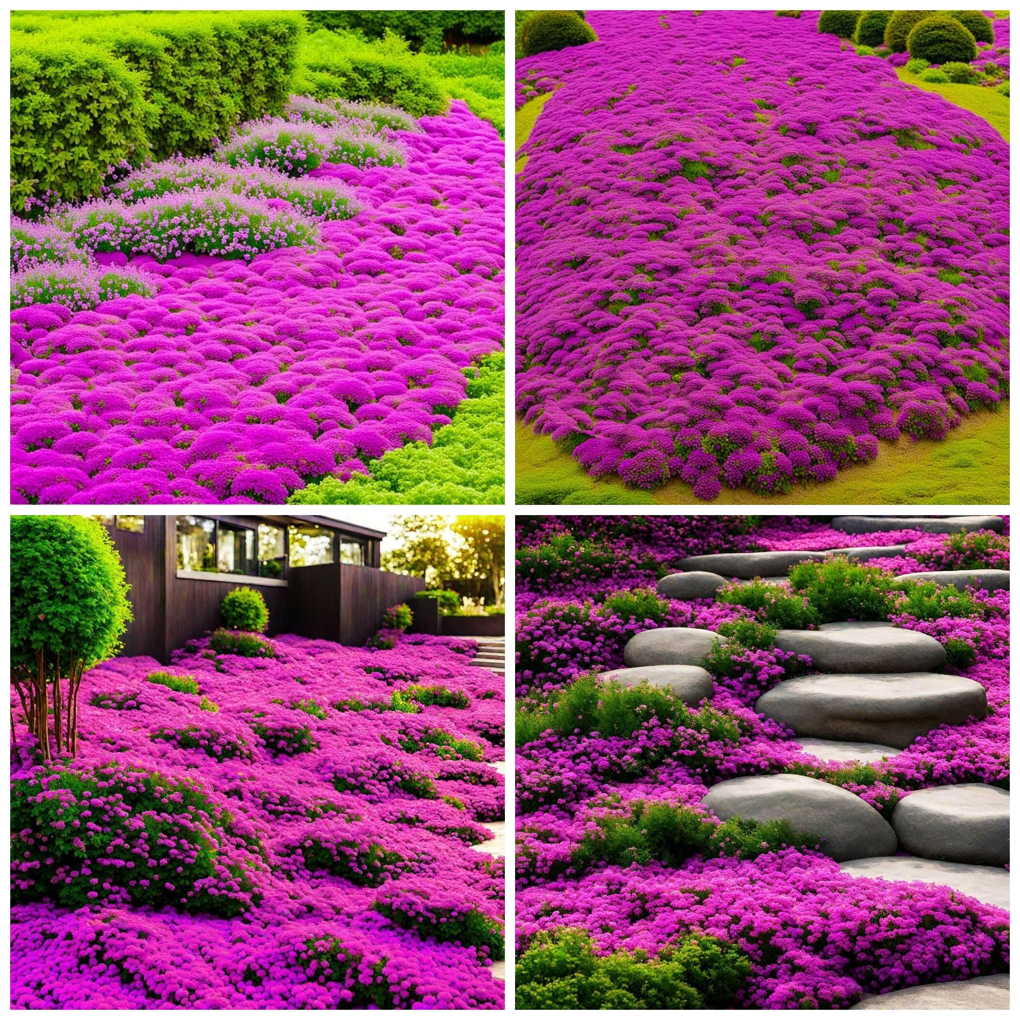 50 000 graines de thym , plante couvre-sol, graine à floraison vivace ...