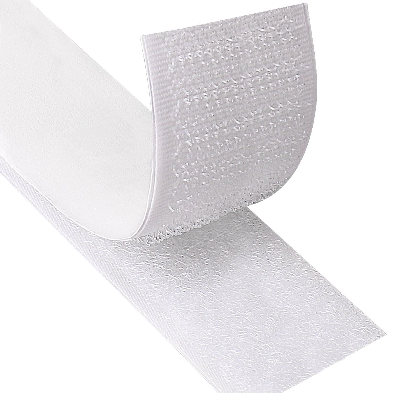 Ruban Velcro 3 m, adhésif, fixation, 30 mm de large (30 mm x 3 m, blanc ...