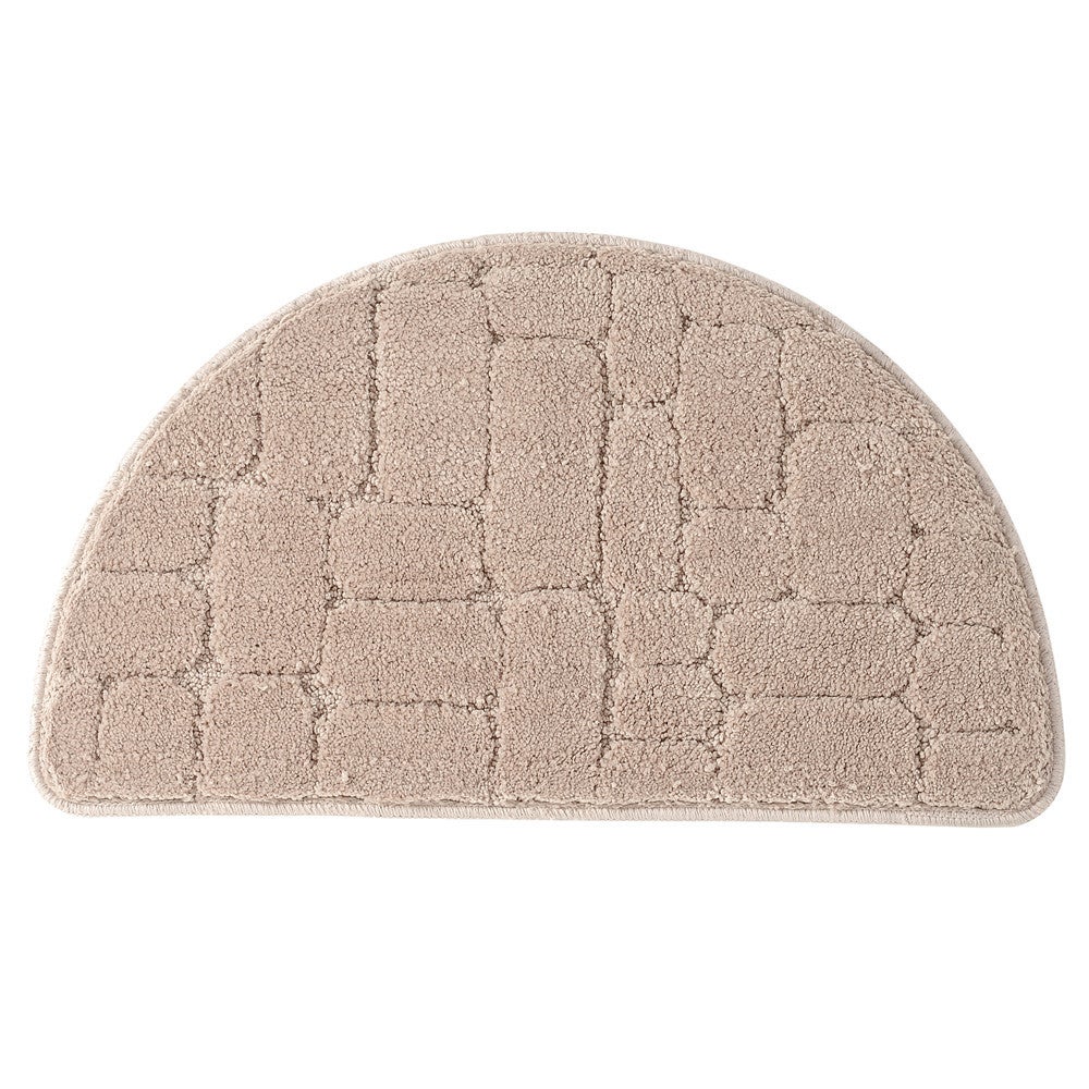 Alfombra de suelo absorbente de microfibra en forma de media luna ...