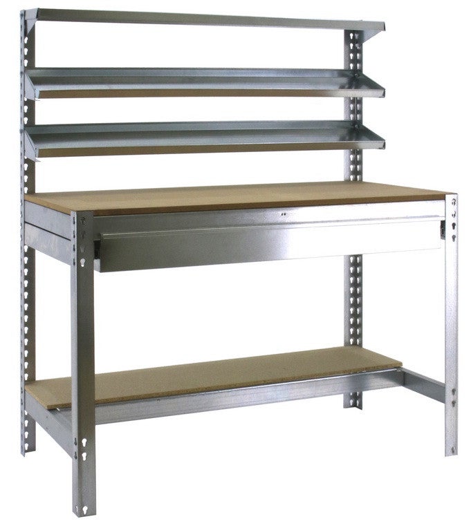 Simon Rack - Kit Etabli 1440x1200x600mm Charge 600Kg - SIMONWORK BT-1 BOX 1200 GALVA/BOIS ...