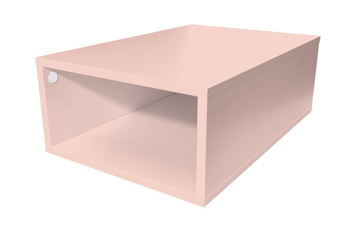 Cube de rangement bois 75x50 cm Rose | Leroy Merlin