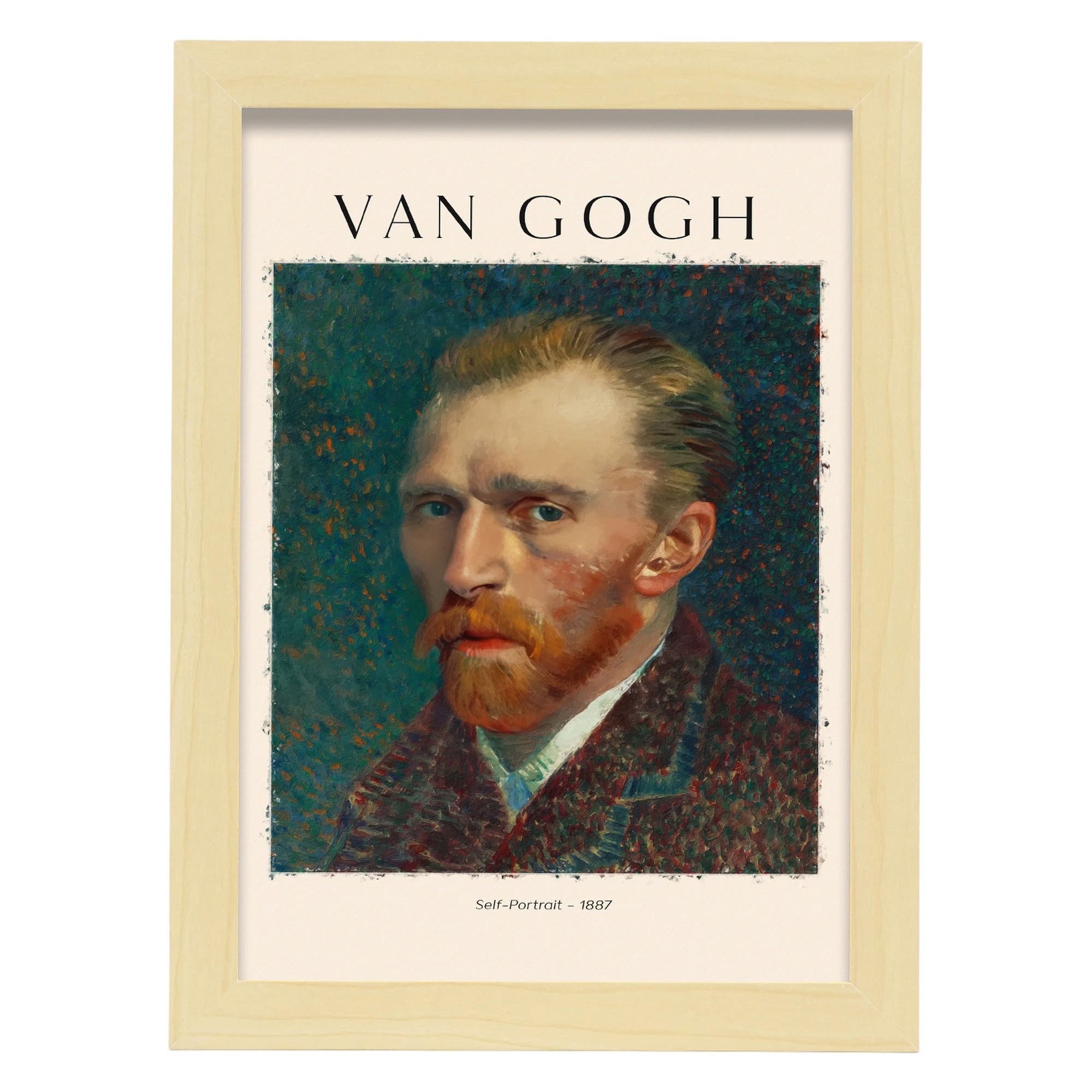 Nacnic Lámina De Autorretrato 1887 Cuadros Decorativos Estampados ...