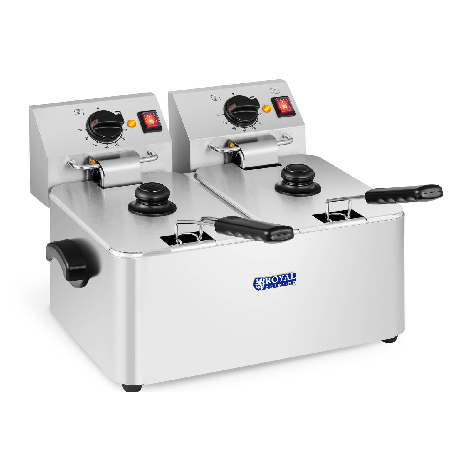 Freidora eléctrica - 2 x 8 litros - termostato EGO | Leroy Merlin