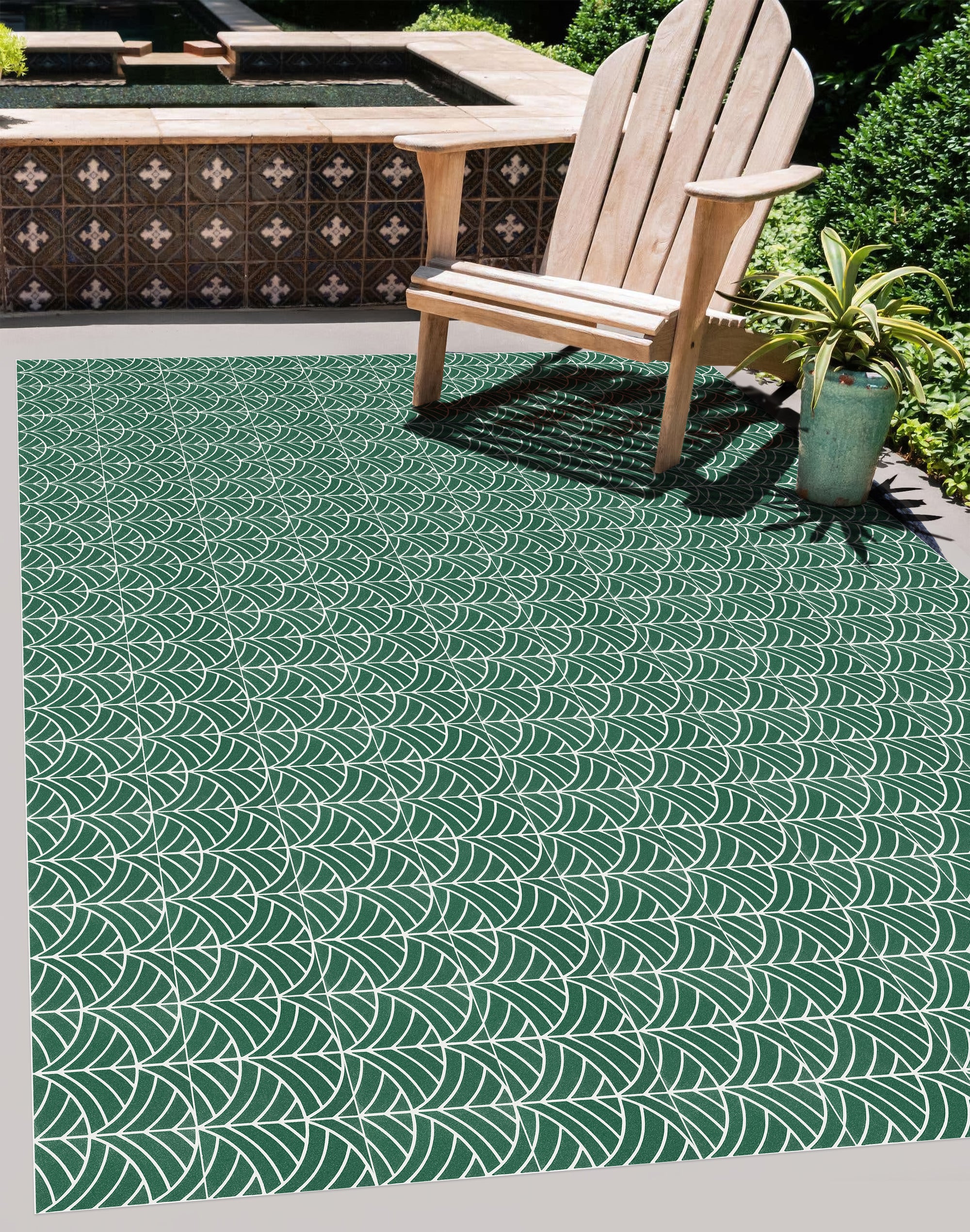 Tapis PVC intérieur/extérieur Zellige Fès 160x230 cm - PVC imprimé ...