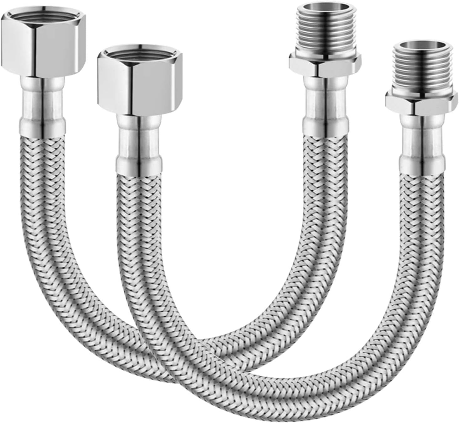 Mangueras flexibles de conexión para grifos de 2 piezas, tubos de ...
