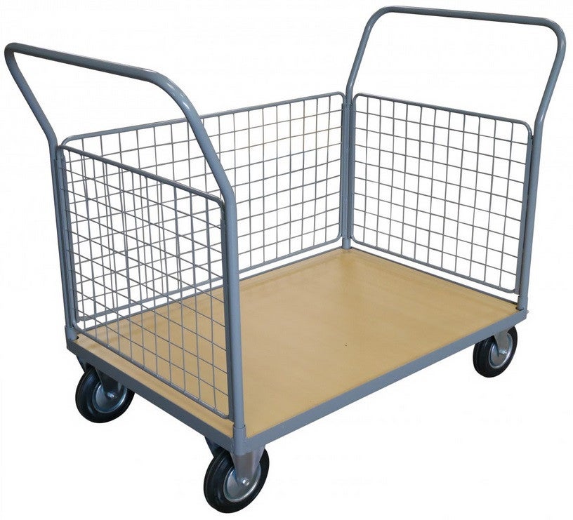 Chariot plateau bois 500 Kg 1100x700x1170mm WPG50E Stockman | Leroy Merlin