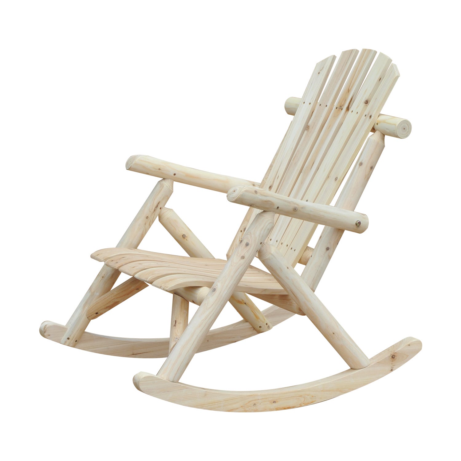 Fauteuil de Jardin Adirondack à Bascule Rocking Chair Style néo-rétro ...