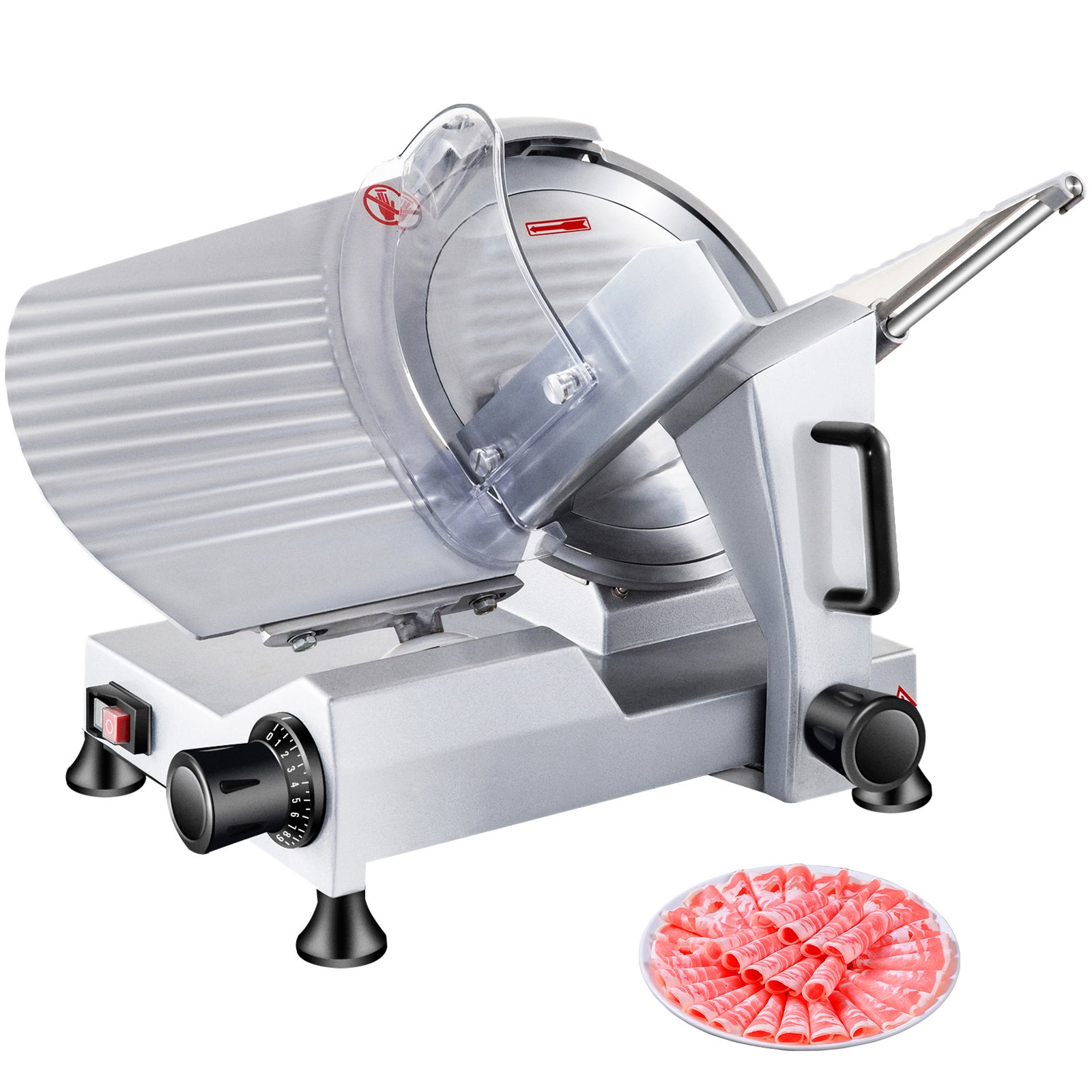 Trancheuse viande commerciale SucceBuy 240 W Lame acier carbone 10 ...