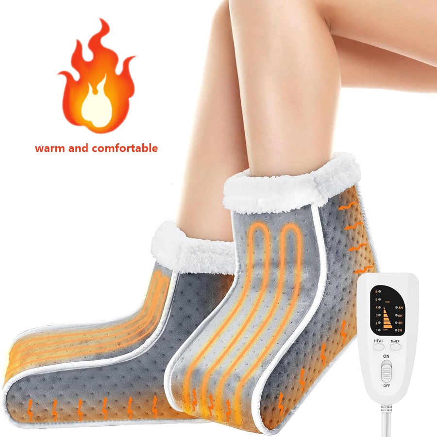 Chauffe-pieds électrique de type split, chauffe rapidement, unisexe ...