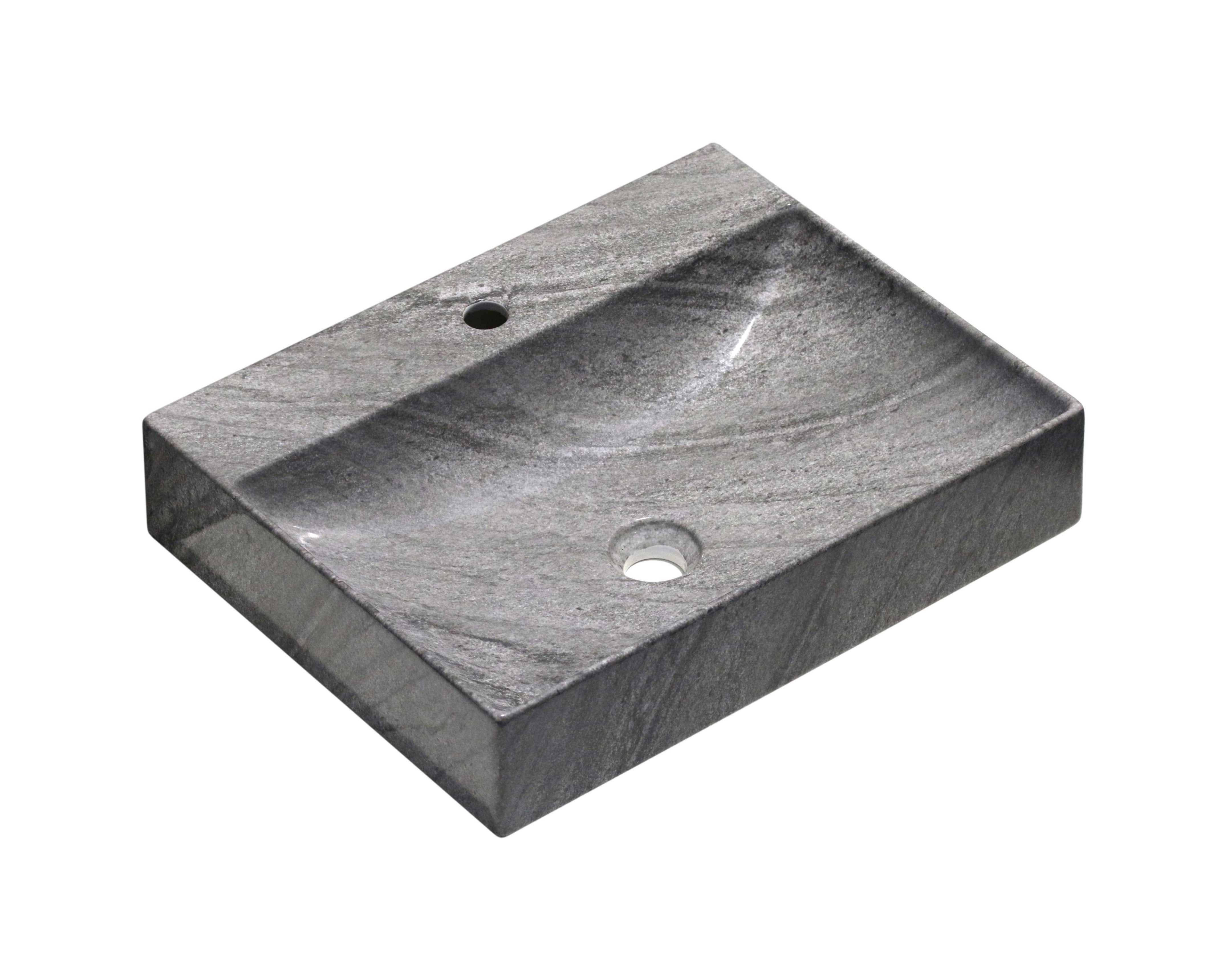 Lavabo da appoggio in ceramica 60.47 Globo T-EDGE B6R65 - Striato ...