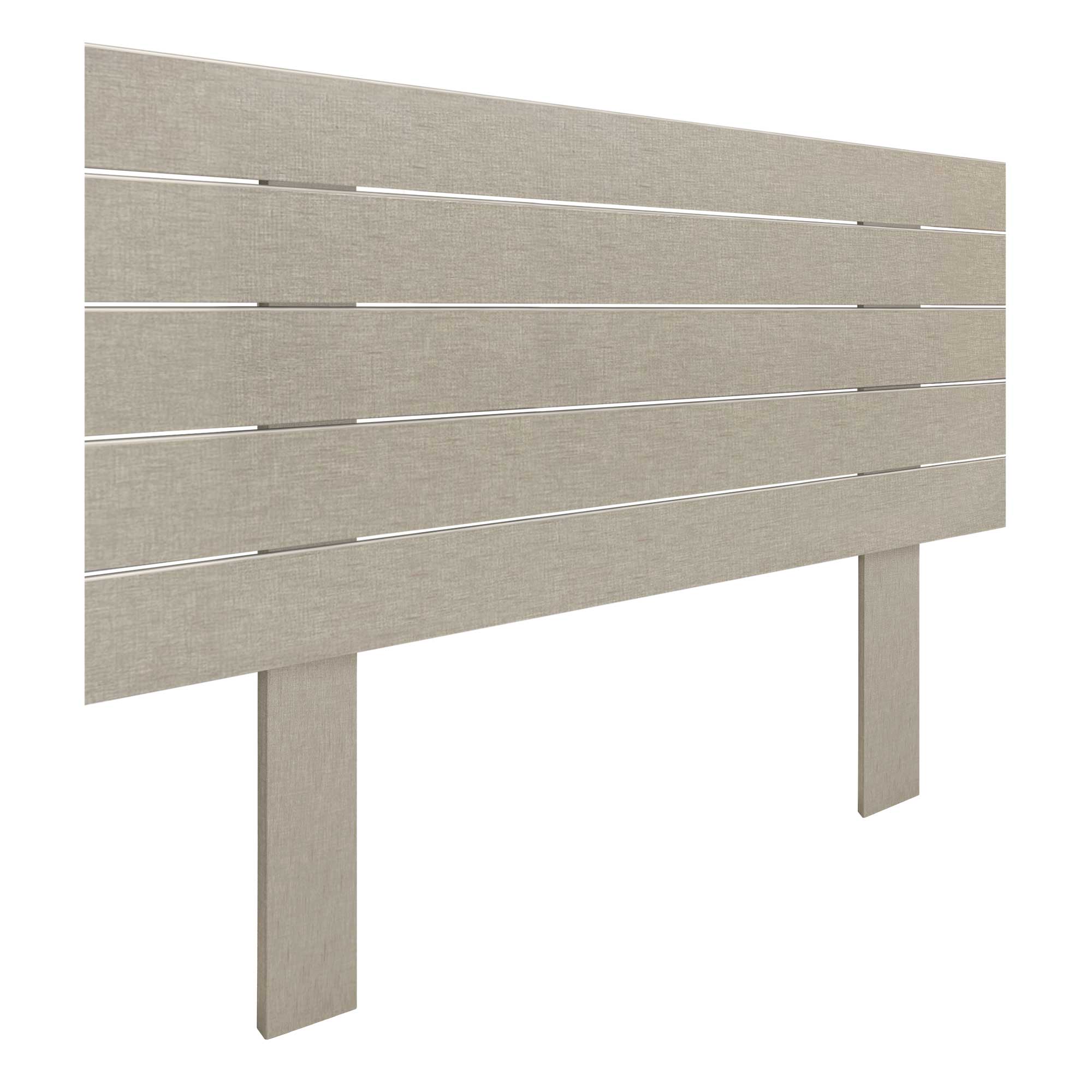 DHOME Tête de lit en bois recyclé MDF Style Palette Horizontale avec ...