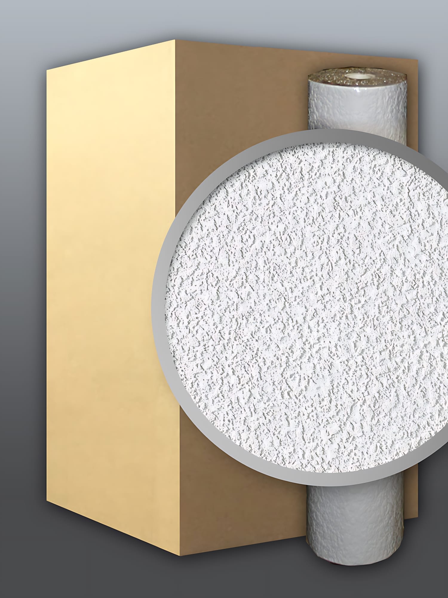 Papier peint blanc effet Papier ingrain 1 carton de 9 rouleaux EDEM 204 ...