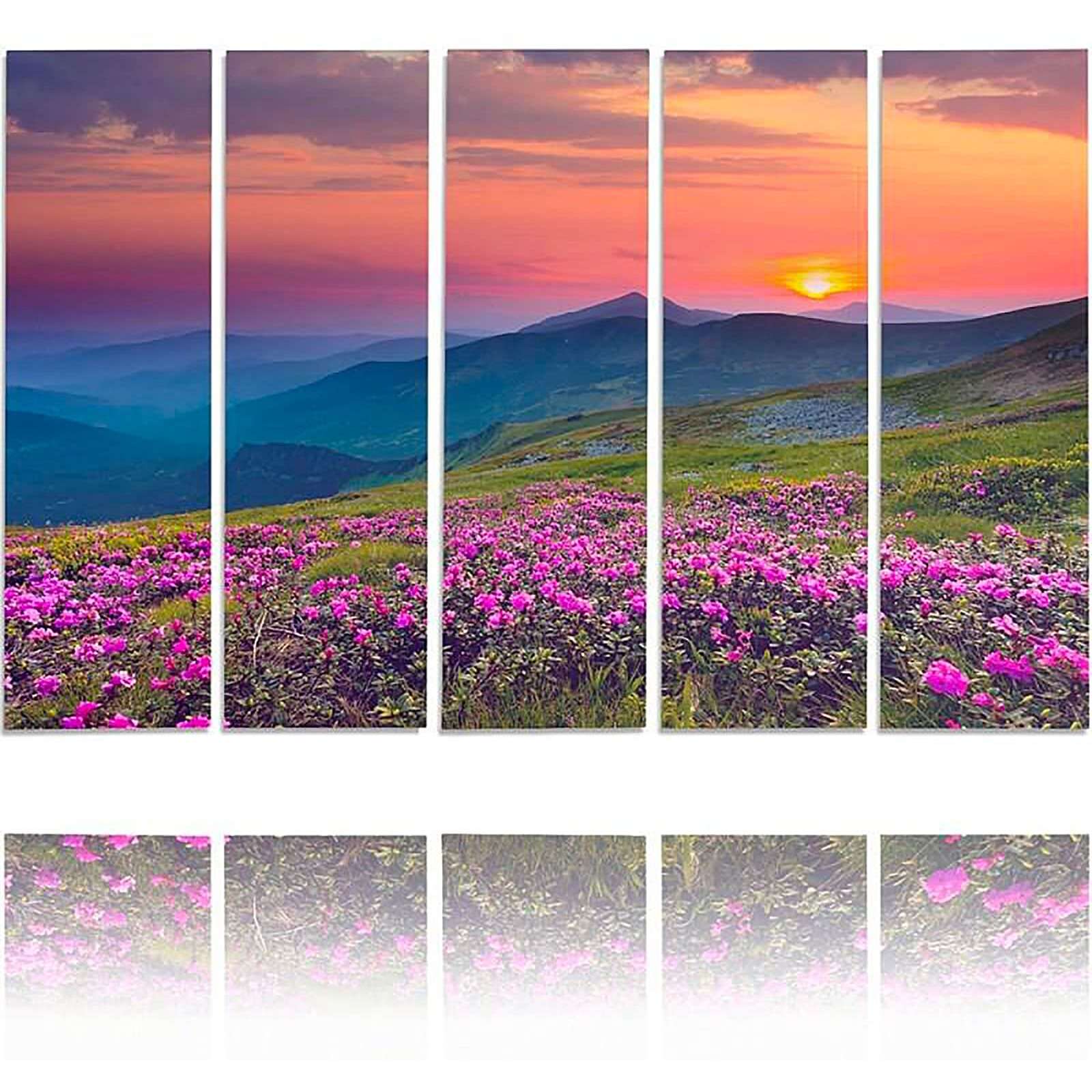 Tableau lever du soleil - 300 x 140 cm | Leroy Merlin